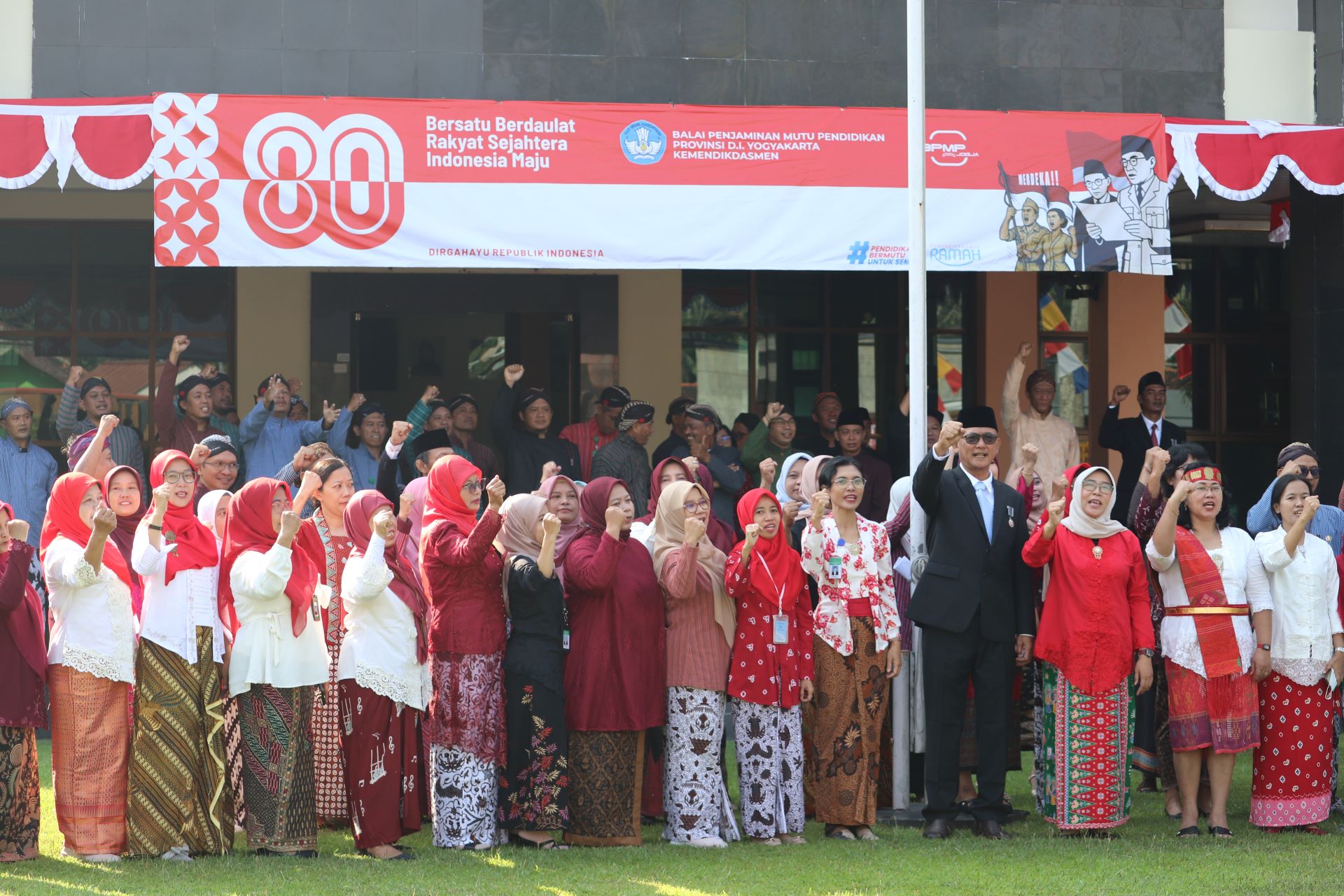 BPMP DIY Gelar Upacara HUT ke-80 RI, 14 Pegawai Terima Satyalancana ...